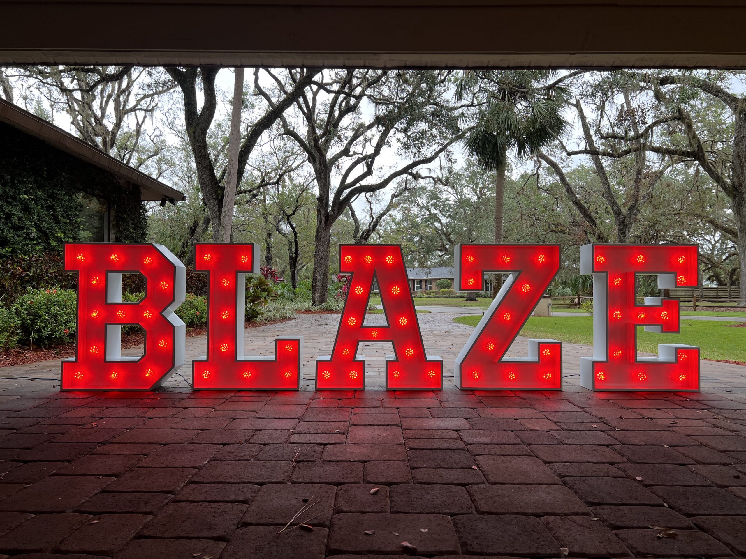 4ft Marquee Letters - Lit Light Love